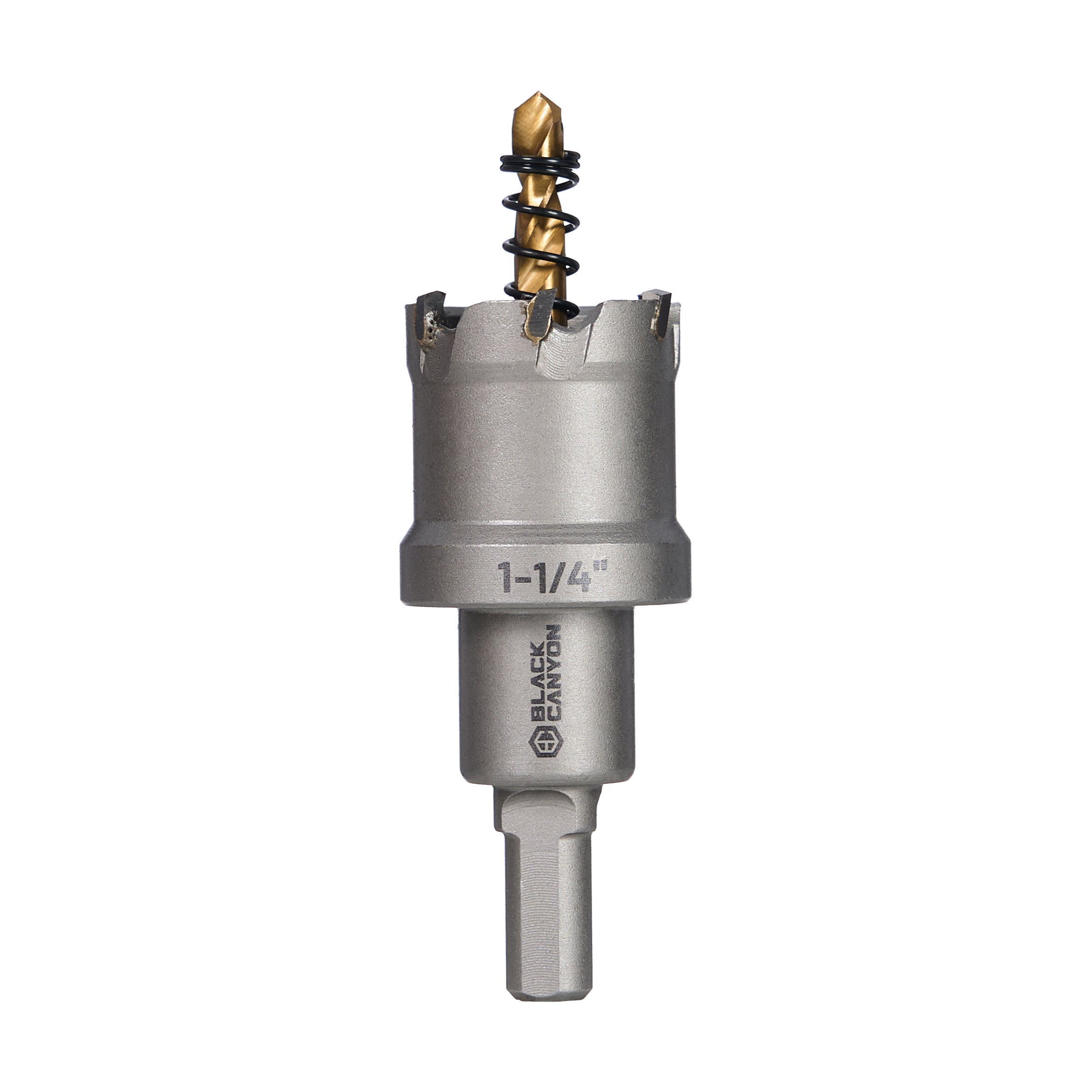 Hole Saw, 1-1/4", Tungsten Carbide Tip, Metal Cutting, Black Canyon