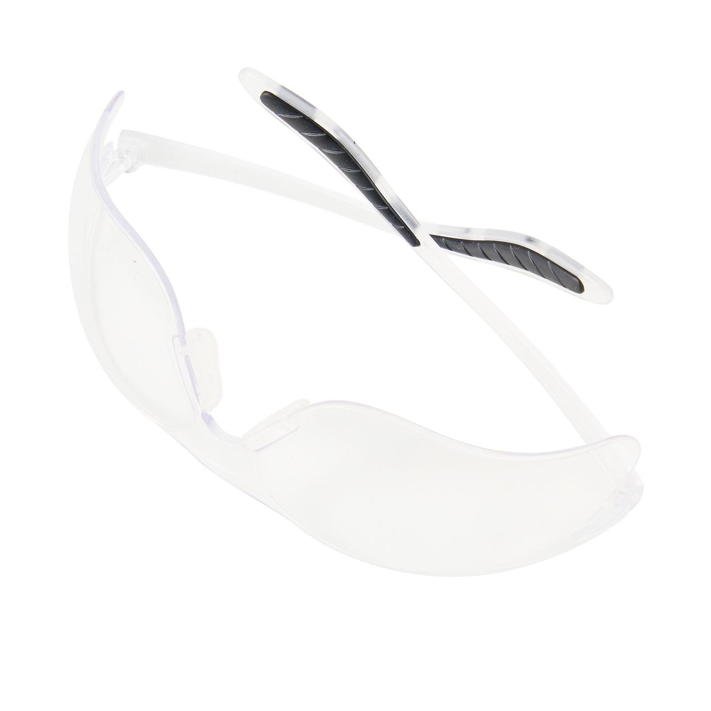 Safety Glasses, Anti-Scratch, Frameless, Clear, Wraparound, Olympia