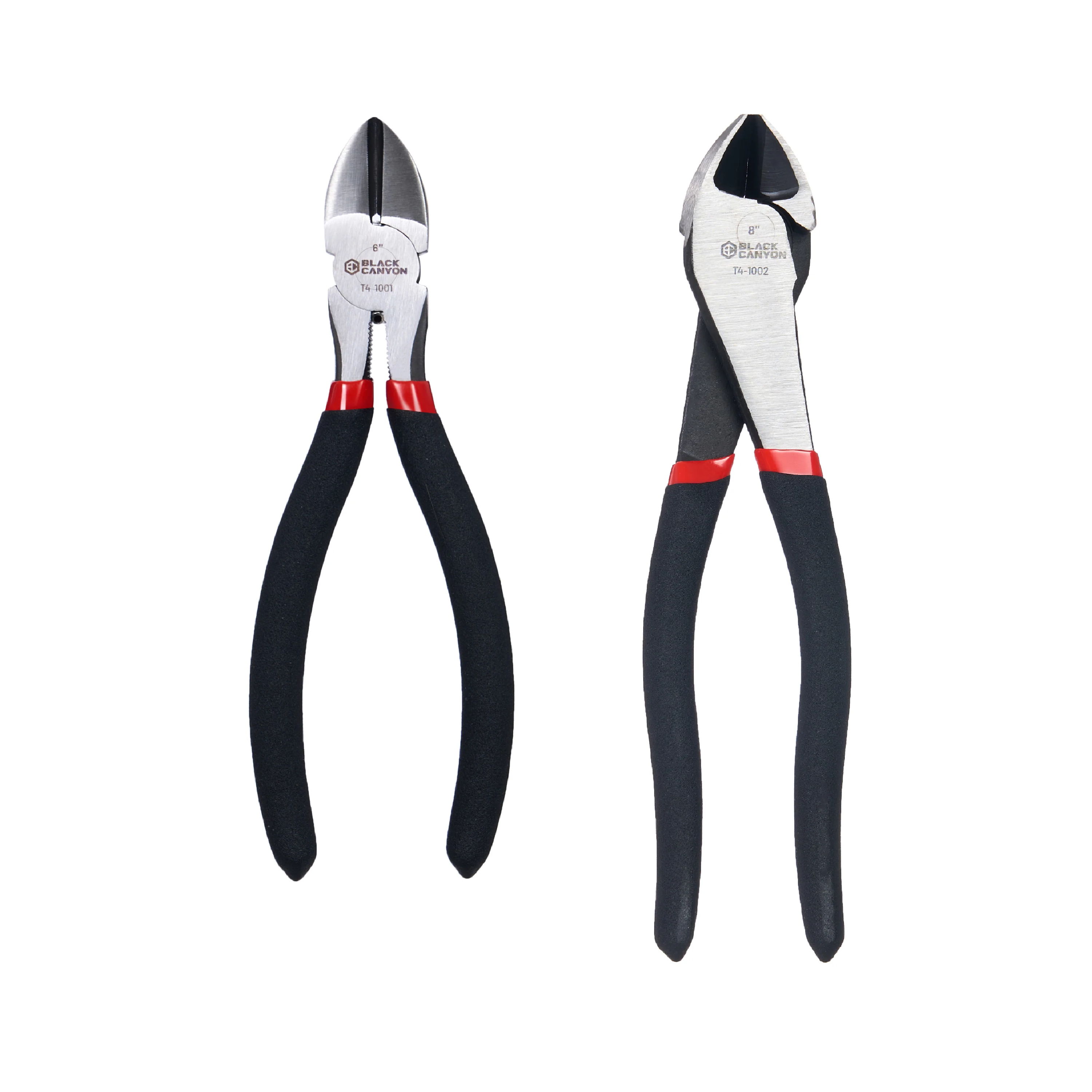 6" and 8" Diagonal Cutter Plier Set, Comfort Grip